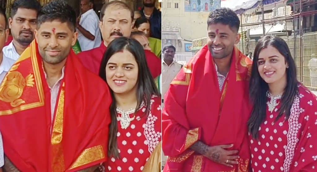 Surya Kumar Yadav : భార్యతో కలిసి తిరుమల తిరుపతిలో సందడి చేసిన ...